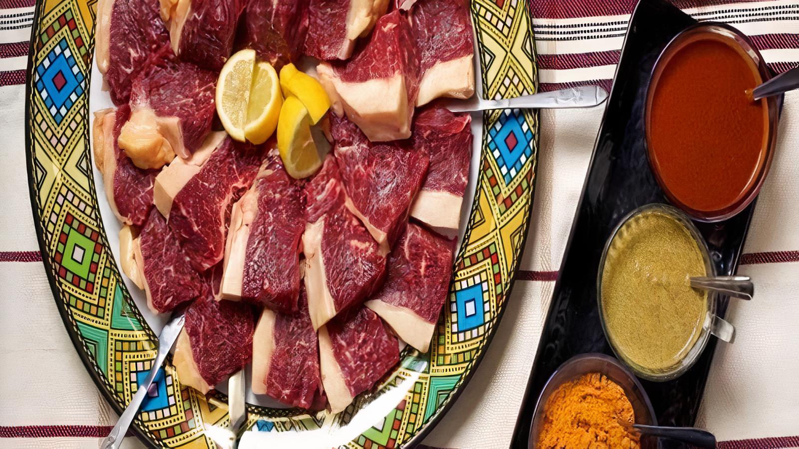 Ethiopian Food Raw Meat