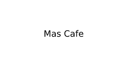 Mas Cafe 1906 North 34th Street - Order Pickup and Delivery